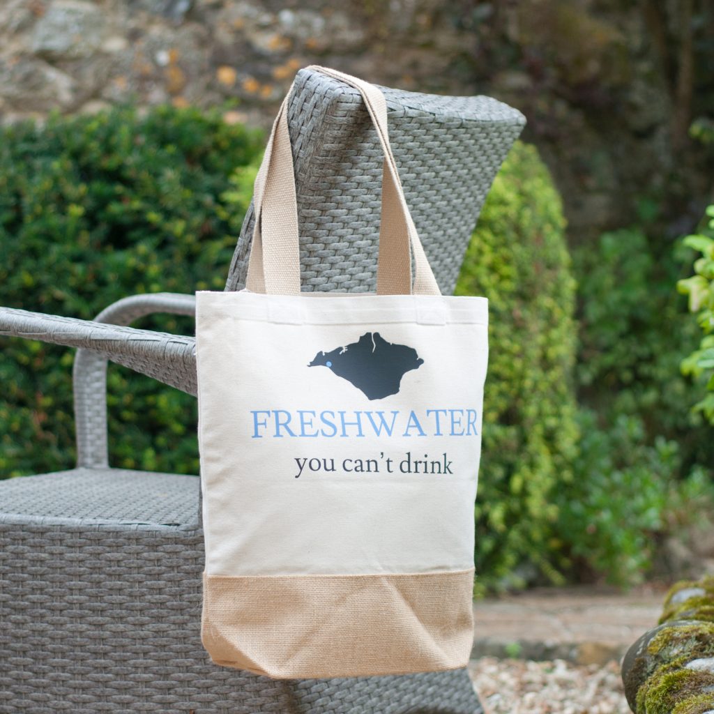 Freshwater Canvas Tote Bag - The Little Isle of Wight Company